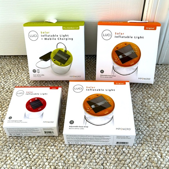 Luci | Other | Nwt Bundle Of 4 Luci Solar Inflatable Lights Orig X 2 ...
